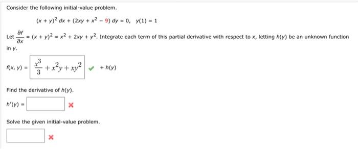 Solved Solve the given differential equation by finding, as | Chegg.com