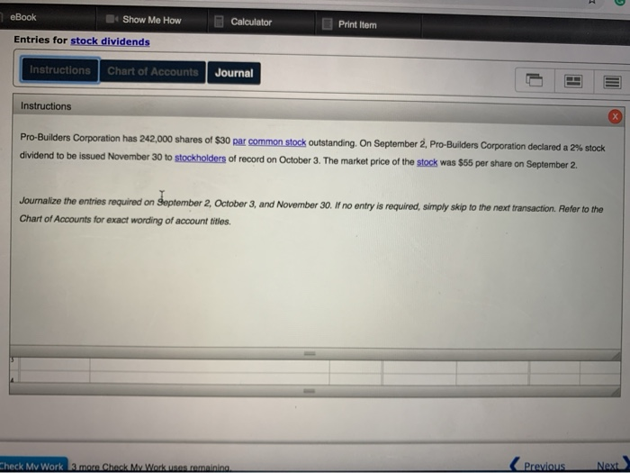 Solved eBook Show Me How Calculator Print Item Entries for | Chegg.com