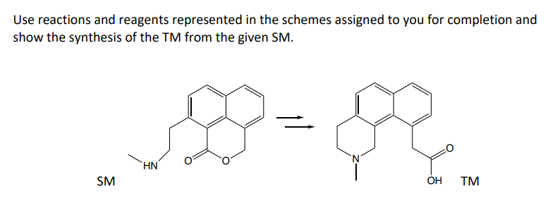 Solved Use reactions and reagents represented in the schemes | Chegg.com
