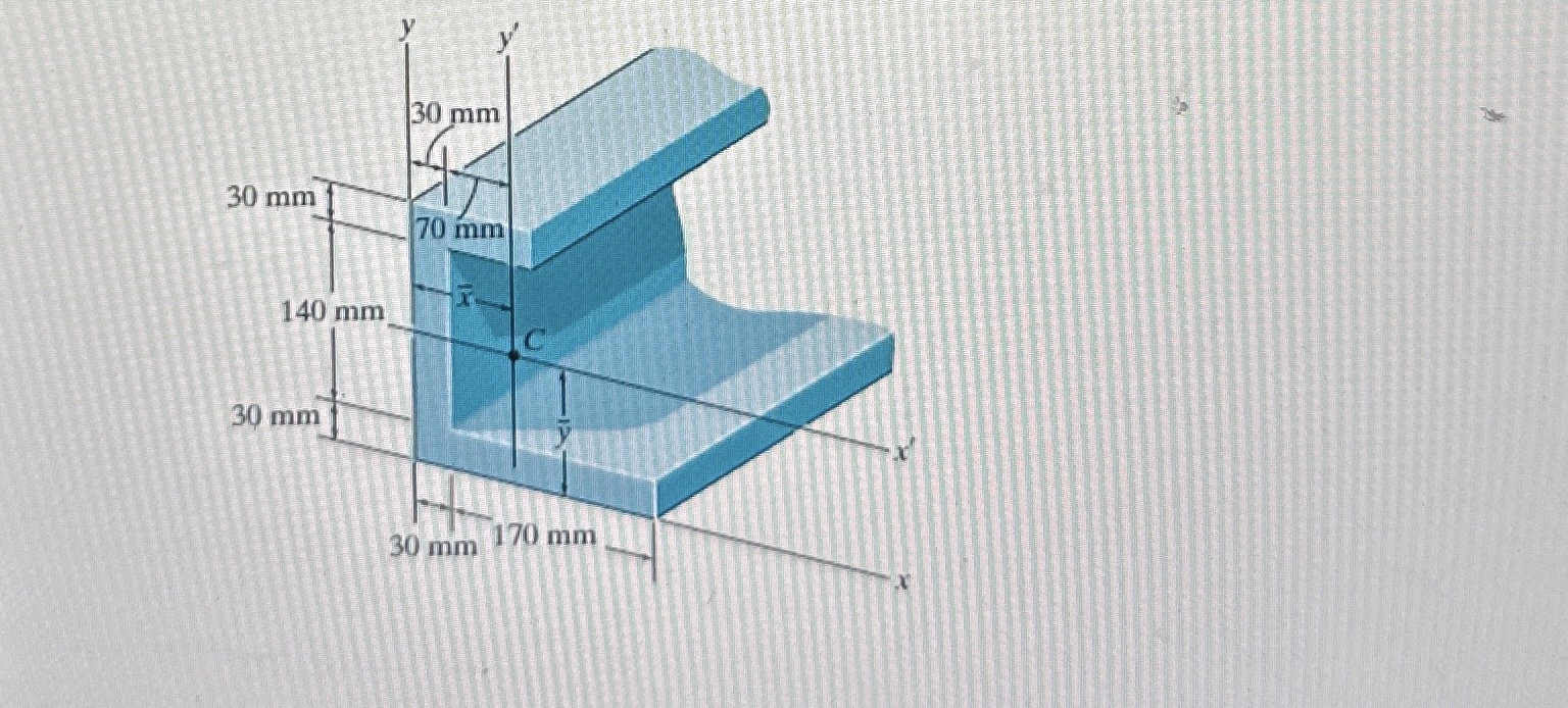Solved *10-44.Determine the distance ?bar (y) ﻿to the | Chegg.com