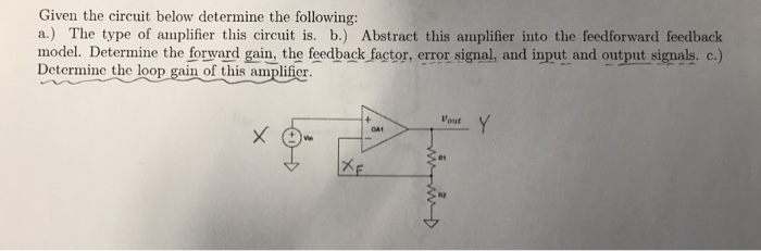 Solved Given the circuit below determine the following: a.) | Chegg.com