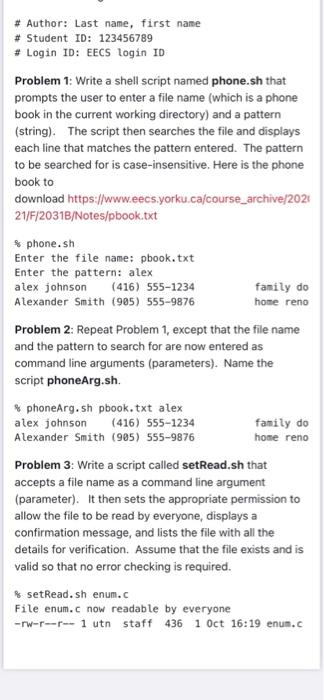 Solved All problems have the same weight. Submit 3 separate | Chegg.com