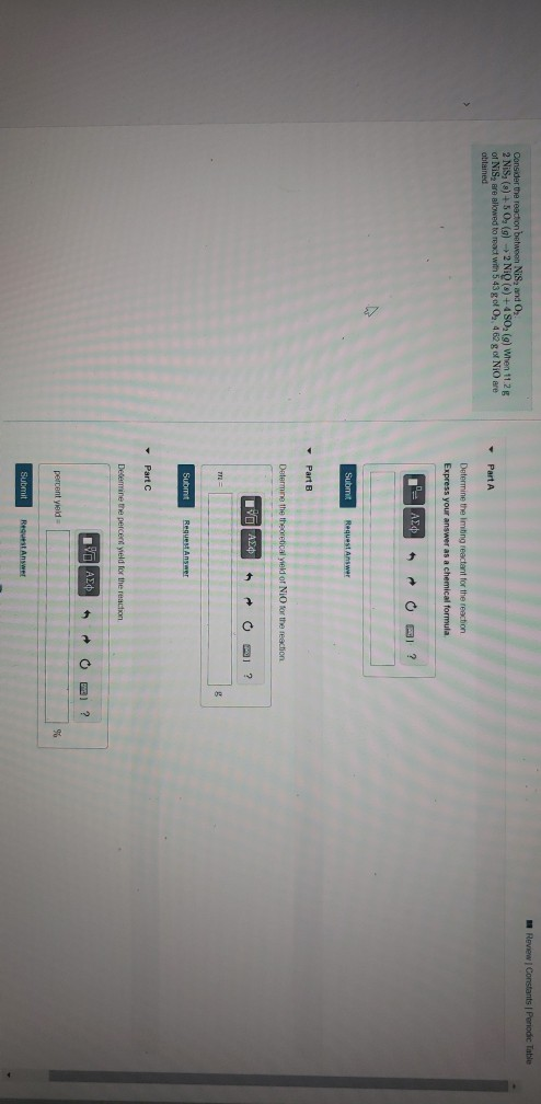 Solved Review Constants Periodic Table Consider the reaction | Chegg.com