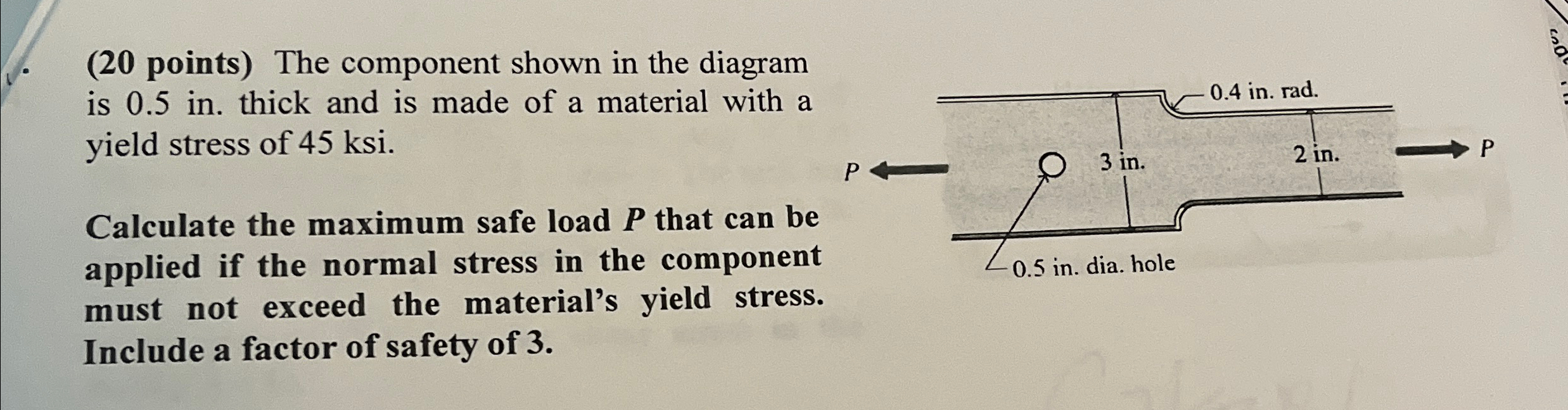 Solved (20 ﻿points) ﻿The component shown in the diagram is | Chegg.com