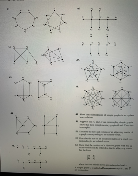 Solved In Exercises 38-48 determine whether the given pair | Chegg.com