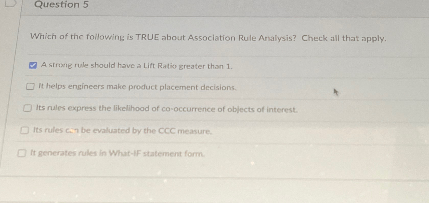 Solved Question 5Which of the following is TRUE about | Chegg.com