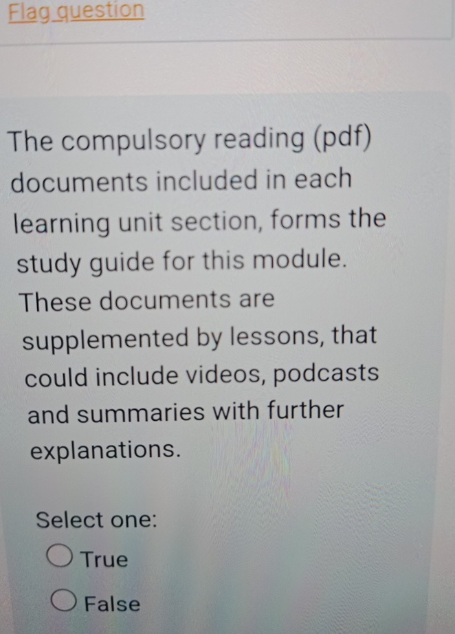 Solved Flag_questionThe compulsory reading (pdf) ﻿documents | Chegg.com