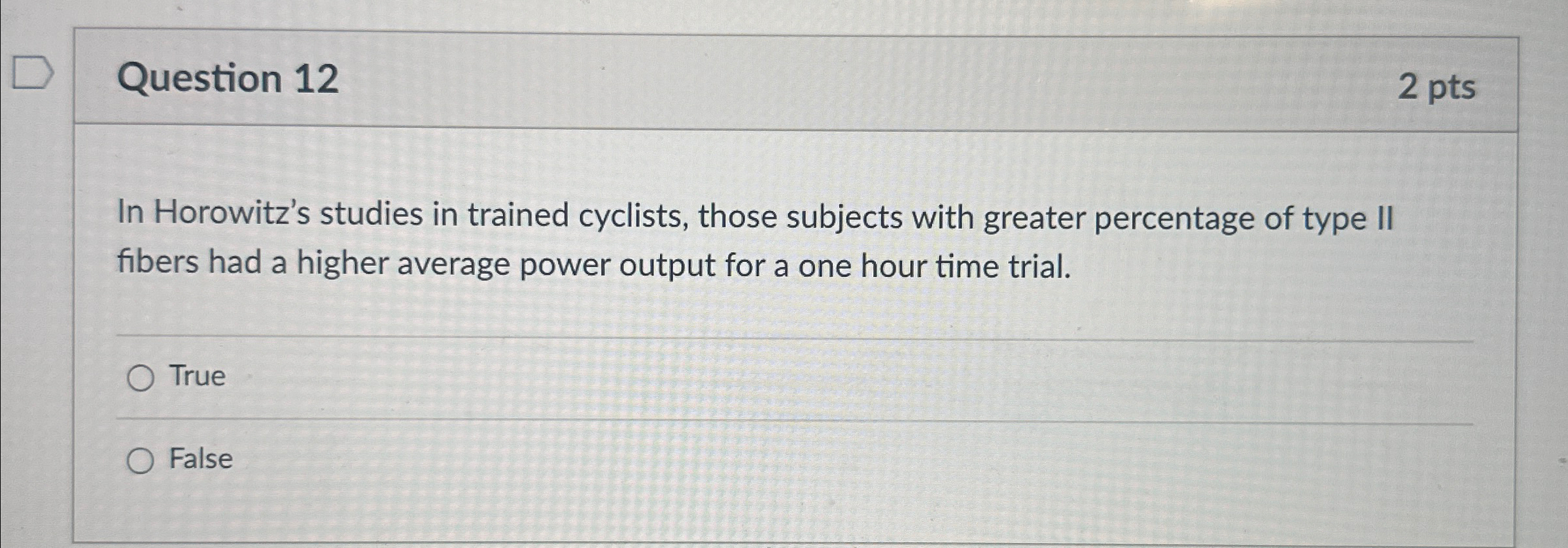 Solved Question 122 ﻿ptsIn Horowitz's studies in trained | Chegg.com