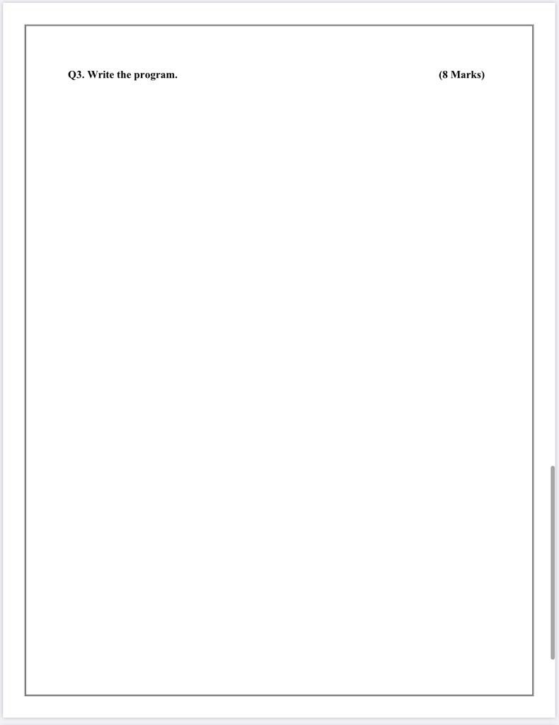 Use C Program Language To Solve The Questions 5656