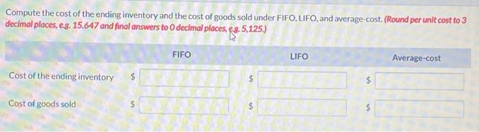 Solved \begin{tabular}{rlccc} Date & Explanation & Units & | Chegg.com