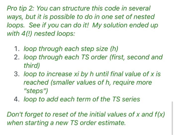 Given f(x) = In(x) Write a python program to | Chegg.com