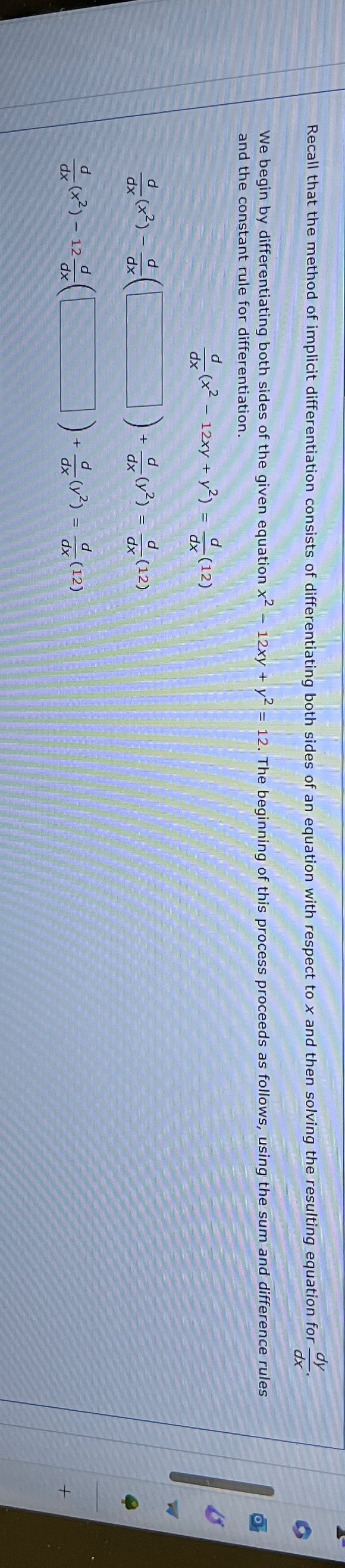Solved Recall that the method of implicit differentiation | Chegg.com