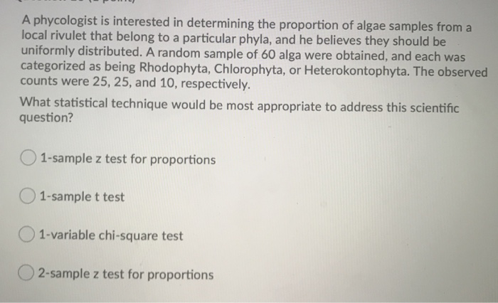 Solved A phycologist is interested in determining the | Chegg.com