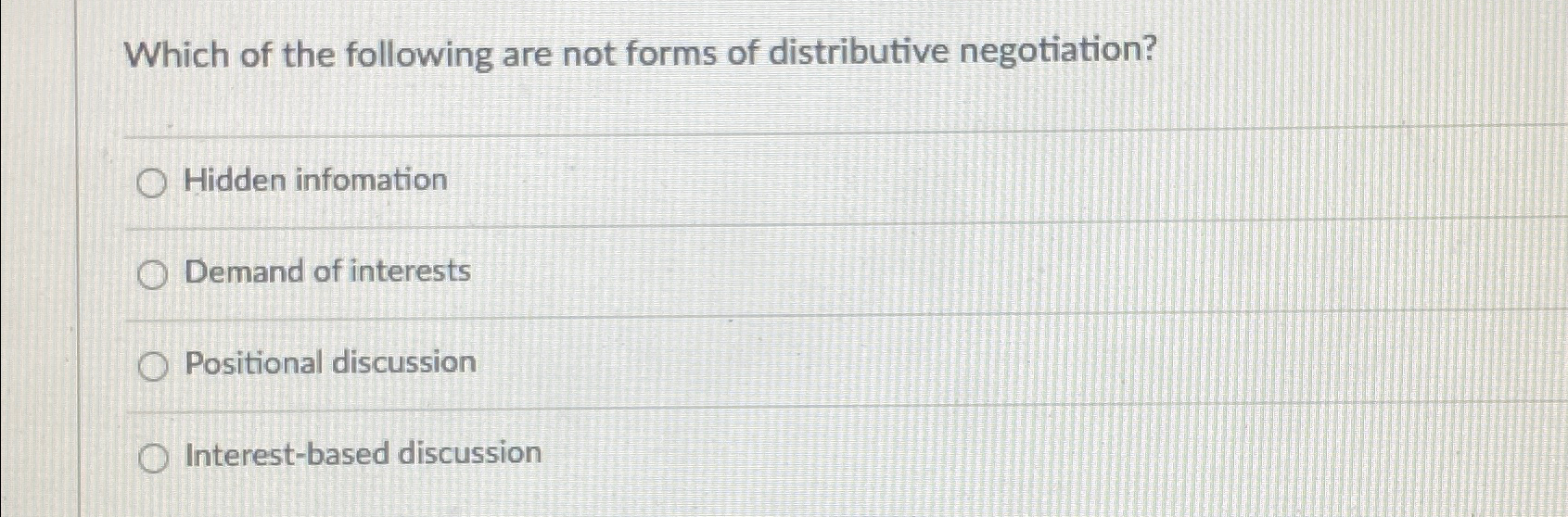 Solved Which of the following are not forms of distributive | Chegg.com
