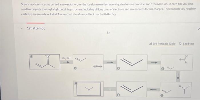 Solved Draw a mechanism, using curved arrow notation, for | Chegg.com