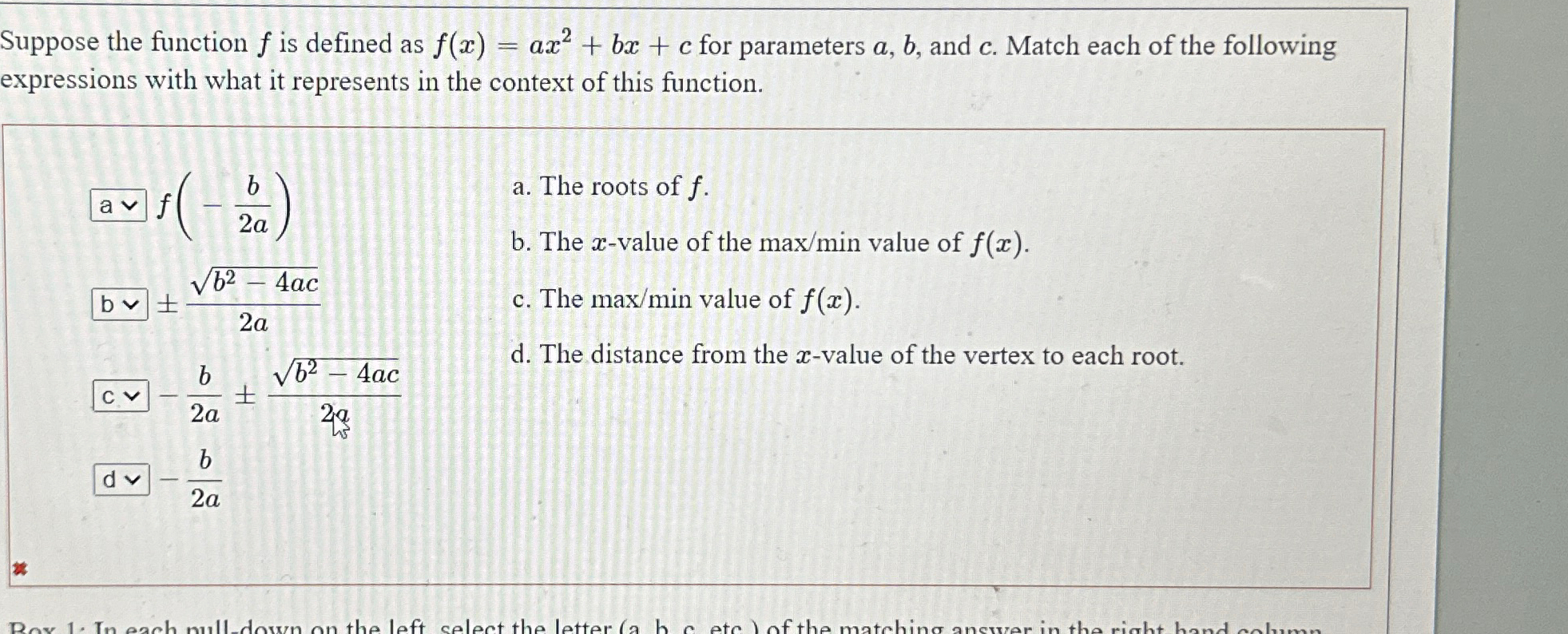 Solved Suppose the function f ﻿is defined as f(x)=ax2+bx+c | Chegg.com