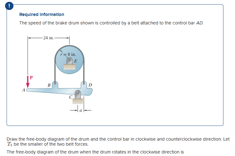 Solved !Required InformationDO ﻿CLOCKWISE AND COUNTER | Chegg.com