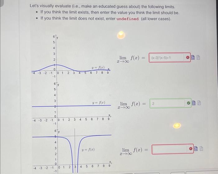 Solved Let's visually evaluate (i.e., make an educated guess | Chegg.com