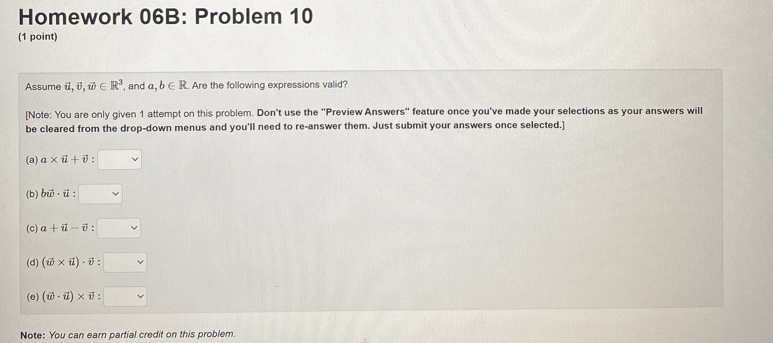 Solved Homework 06B: Problem 10(1 ﻿point)Assume | Chegg.com