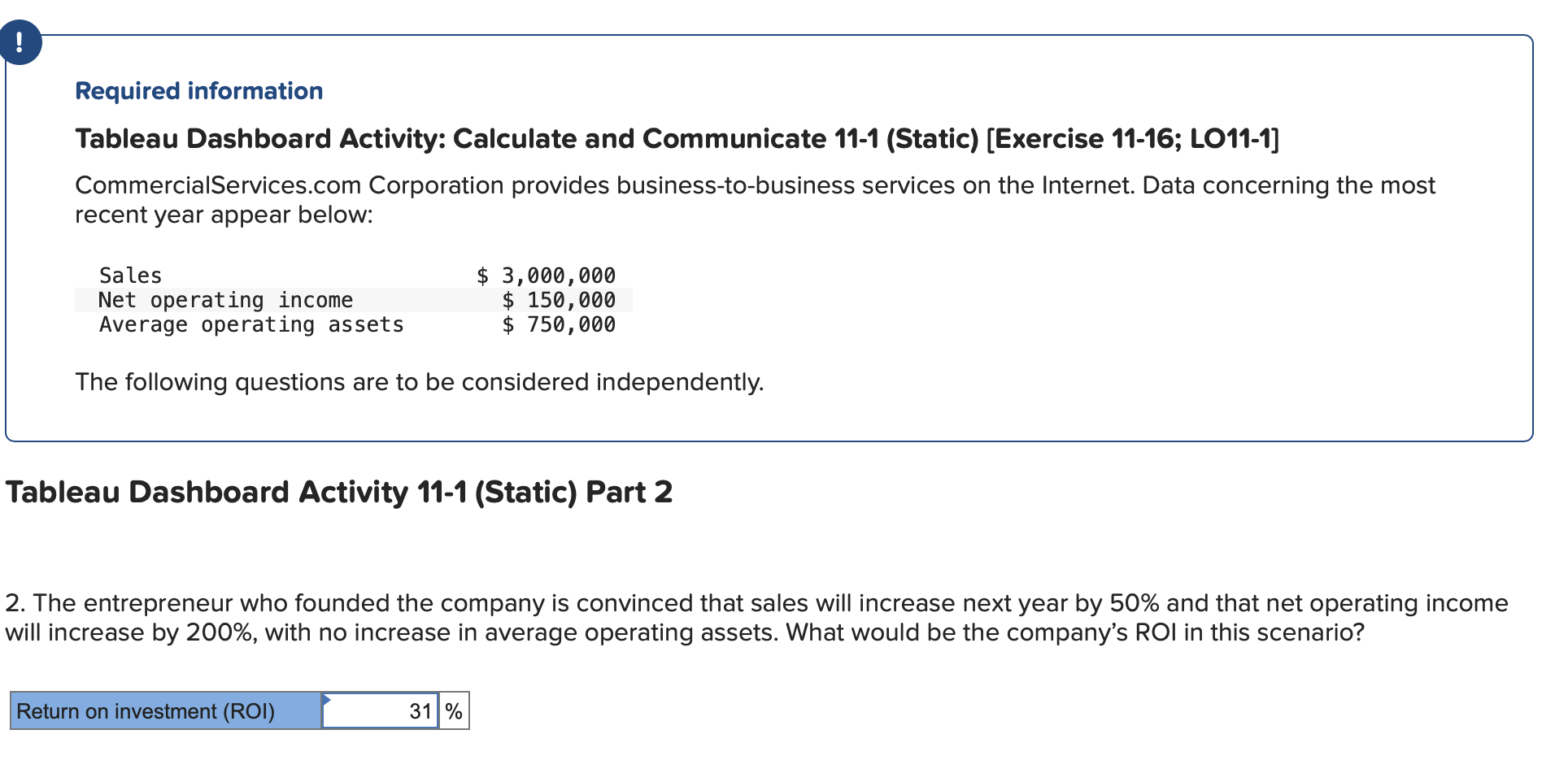 Solved Required informationTableau Dashboard Activity: | Chegg.com