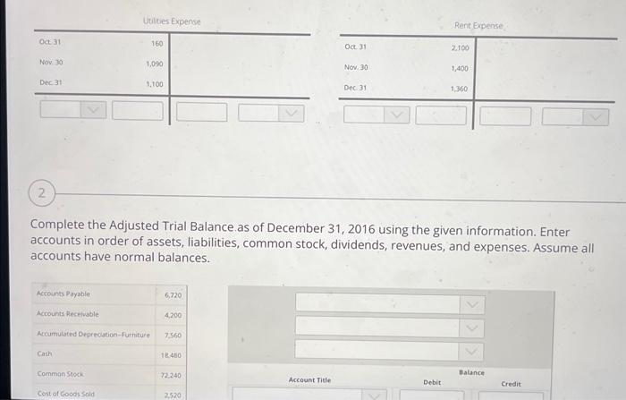 Calculate the adjusted balance after adjustments have | Chegg.com