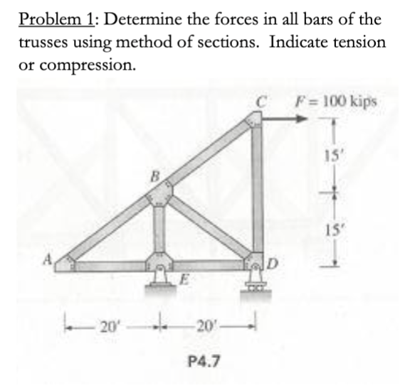 [Solved]: Please help with this structural analysis question