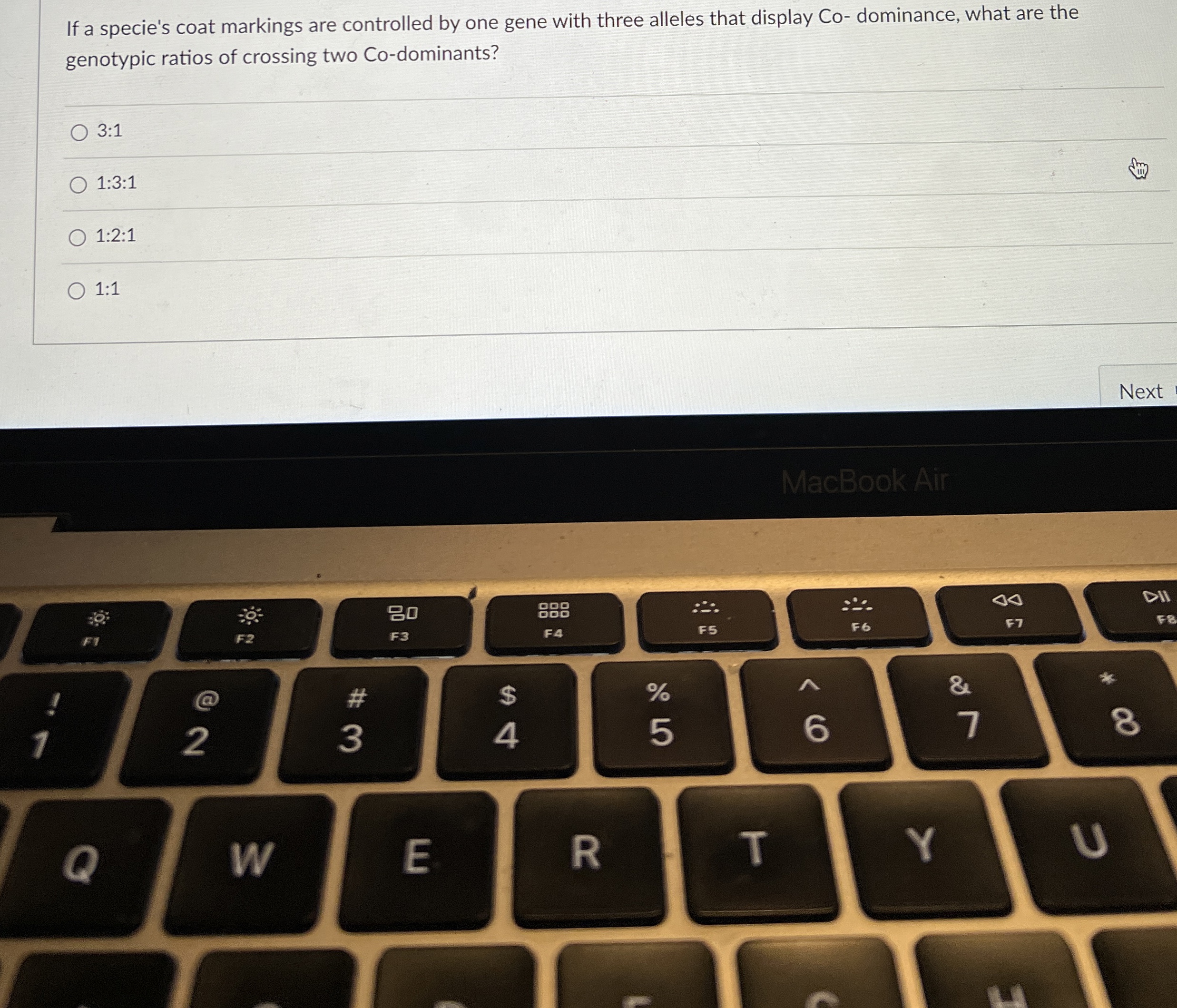 Solved If a specie's coat markings are controlled by one | Chegg.com