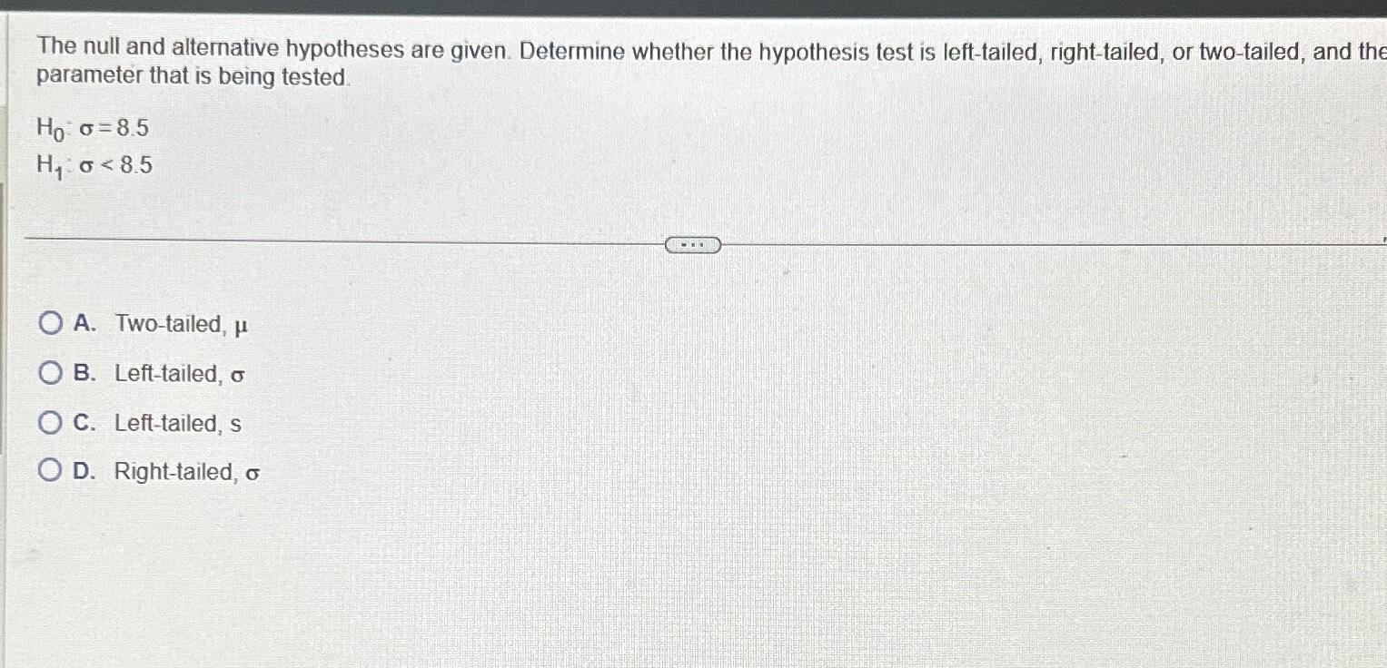 Solved The null and alternative hypotheses are given. | Chegg.com