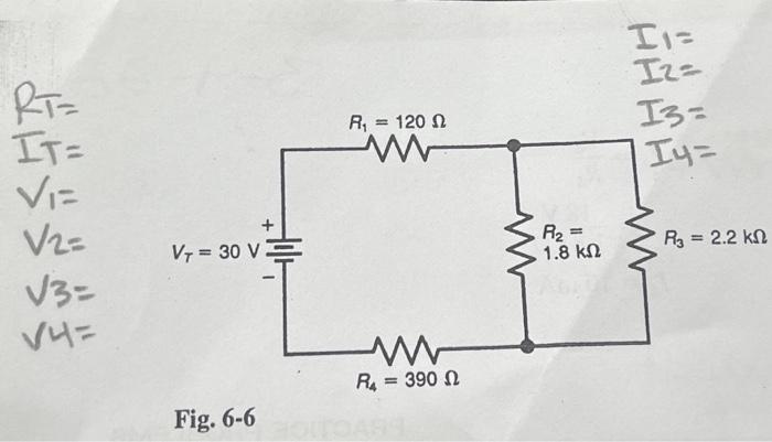 Solved II= Iz I3= I4= RA = 120 12 RI IT= Via V2= V3E + R2 = | Chegg.com