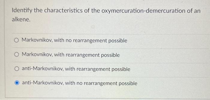 Solved Identify the characteristics of the | Chegg.com