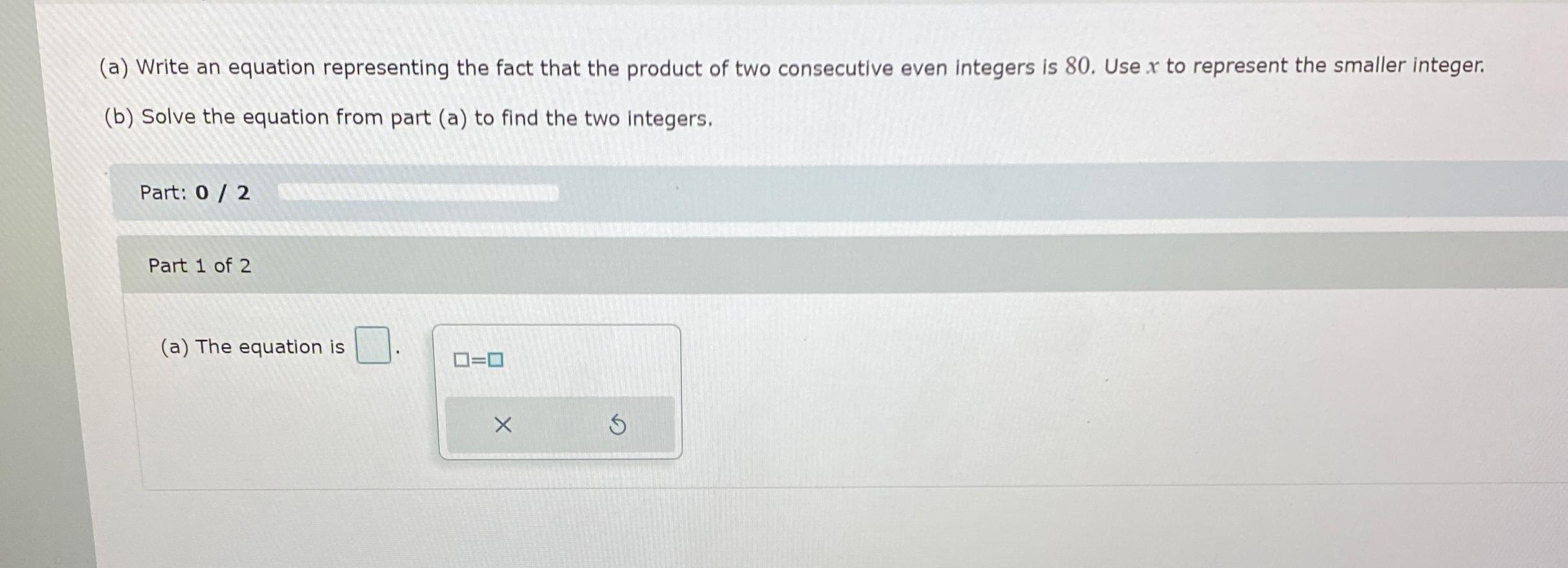Solved (a) ﻿Write an equation representing the fact that the | Chegg.com