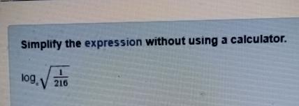 Solved Simplify the expression without using a | Chegg.com