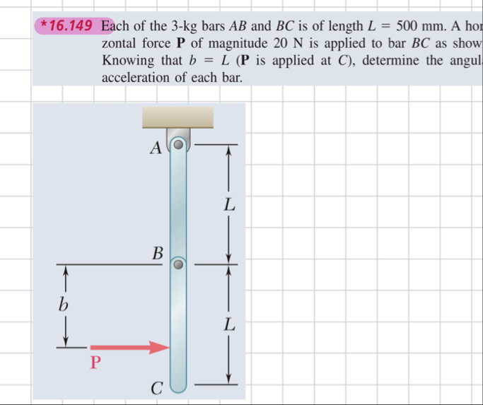Solved At the instant shown, the tensions in the vertical | Chegg.com