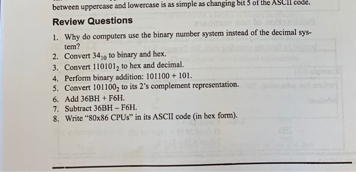Solved between uppercase and lowercase is as simple as | Chegg.com