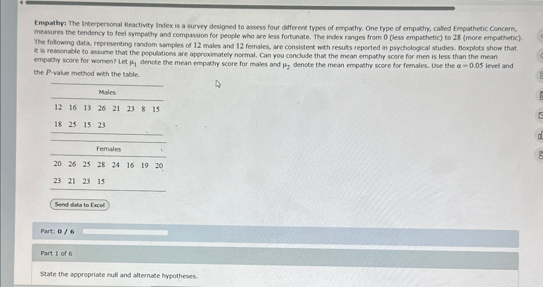 Solved Empathy: The Interpersonal Reactivity Index is a | Chegg.com