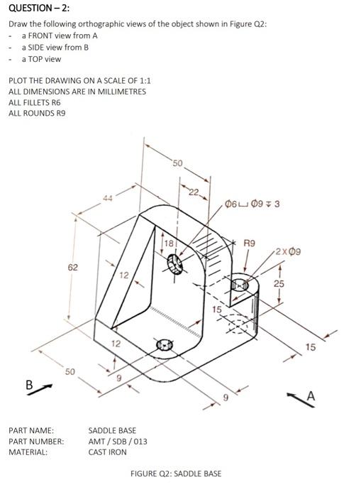 Solved Can you please draw the following object by AutoCAD, | Chegg.com