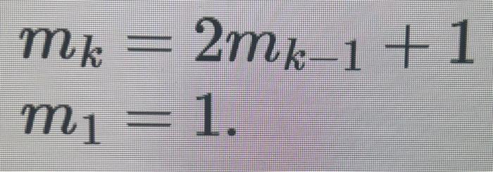 Solved Find the 7th term of the recursive sequence given by | Chegg.com