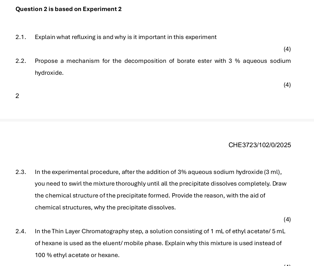 Solved Question 2 ﻿is based on Experiment 22.1. ﻿Explain | Chegg.com