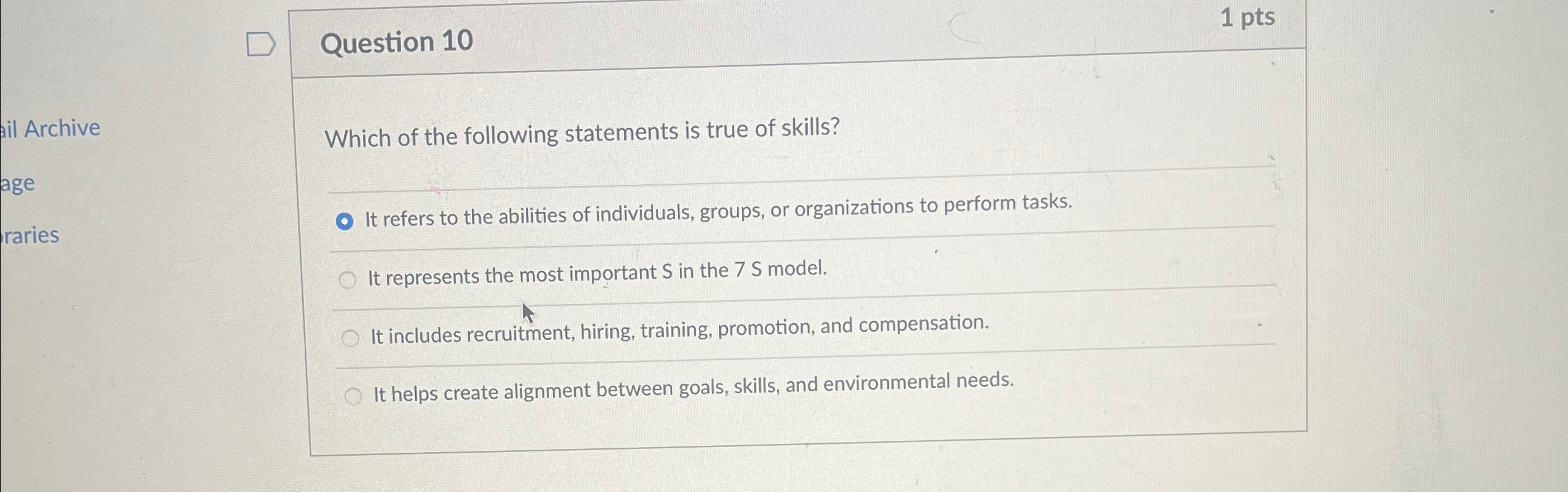 Solved Question 101 ﻿ptsWhich of the following statements is | Chegg.com