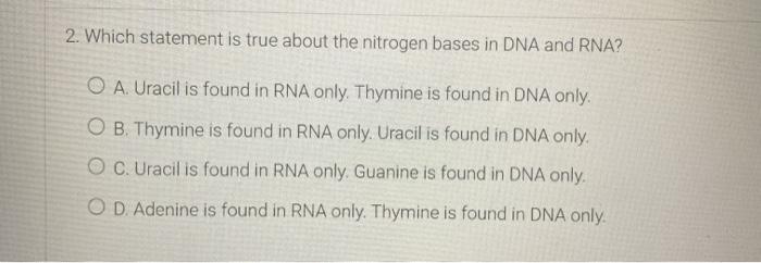 Solved 1. Which mRNA sequence complements the DNA sequence | Chegg.com