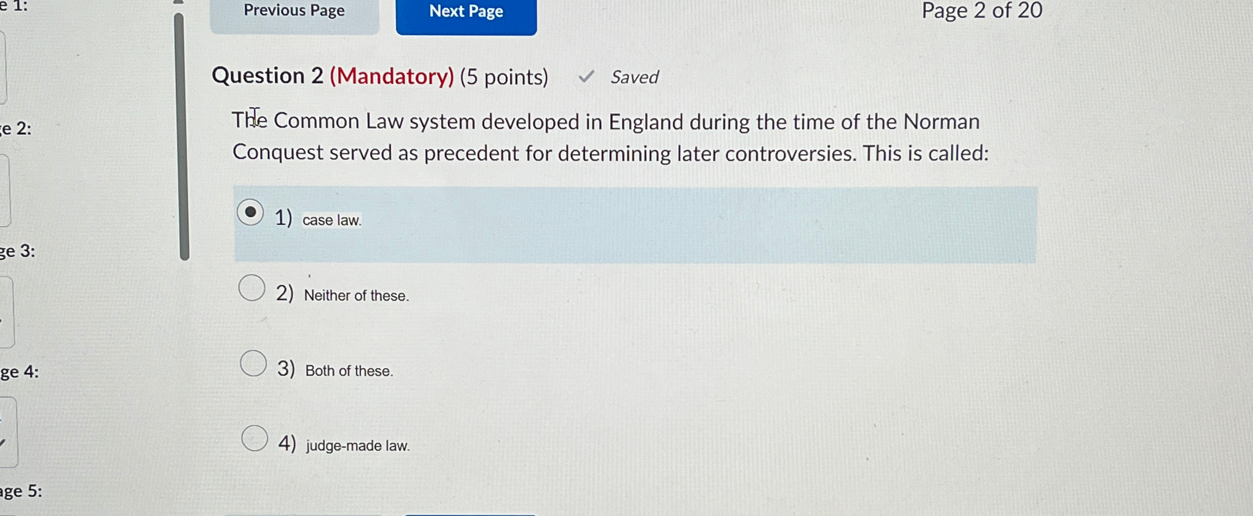 Solved Page 2 ﻿of 20Question 2 (Mandatory) (5 ﻿points) | Chegg.com