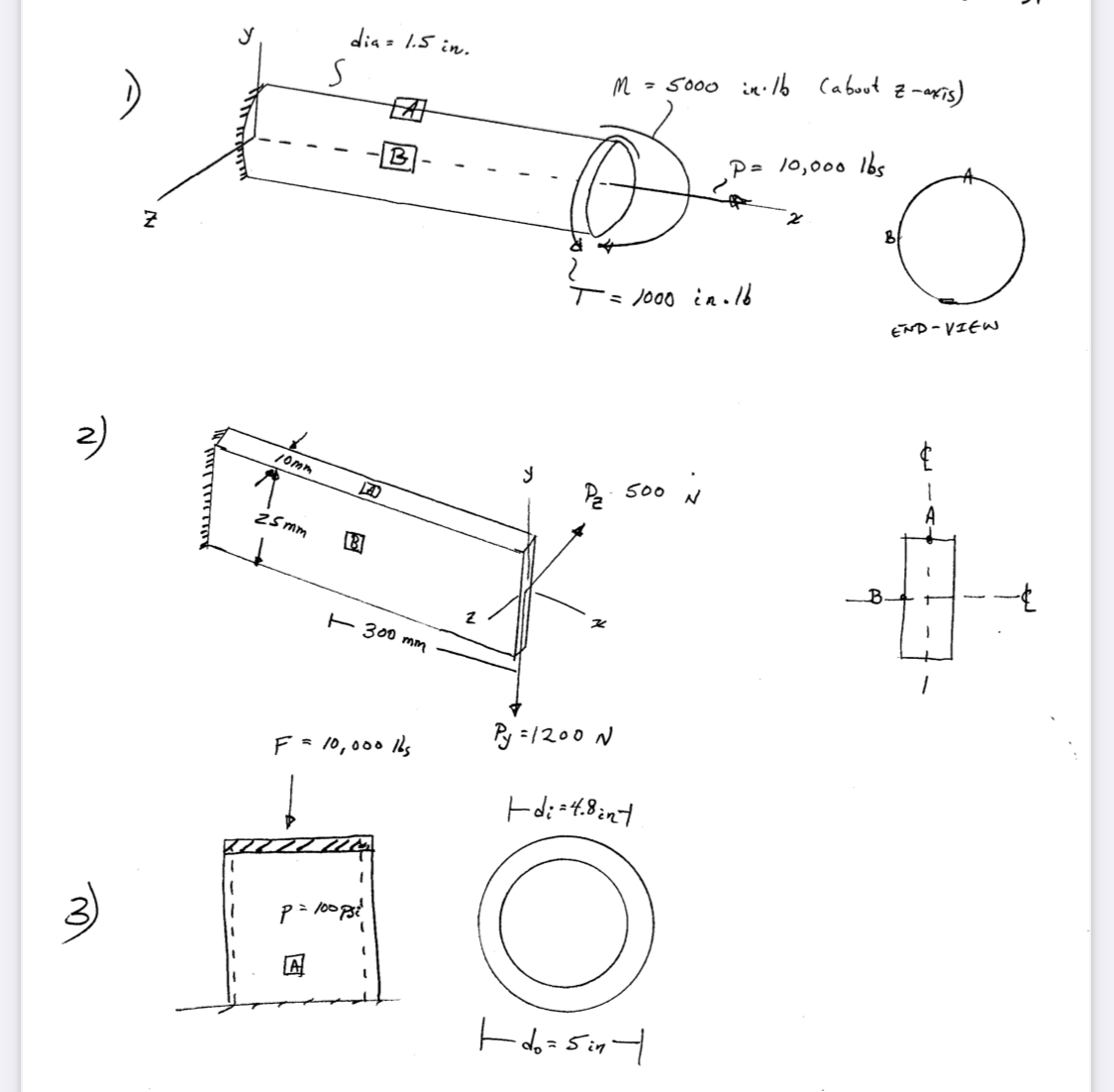 Solved For each component and locations. Determine the | Chegg.com