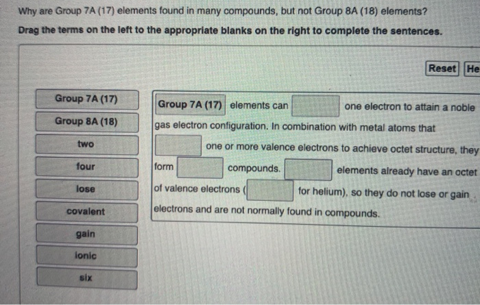 Solved Why are Group 7A (17) elements found in many | Chegg.com