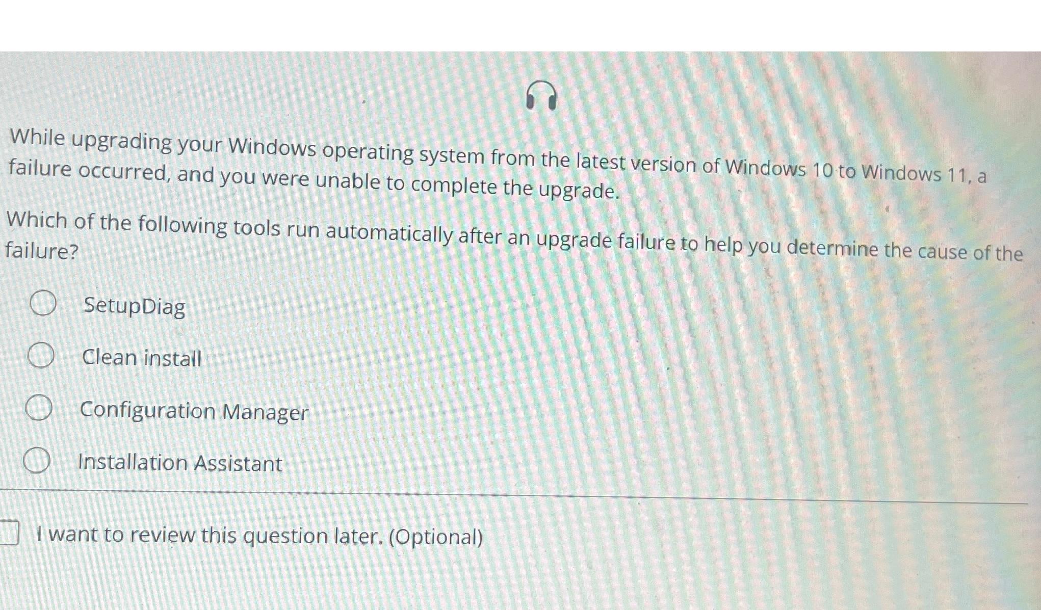 Solved While upgrading your Windows operating system from | Chegg.com