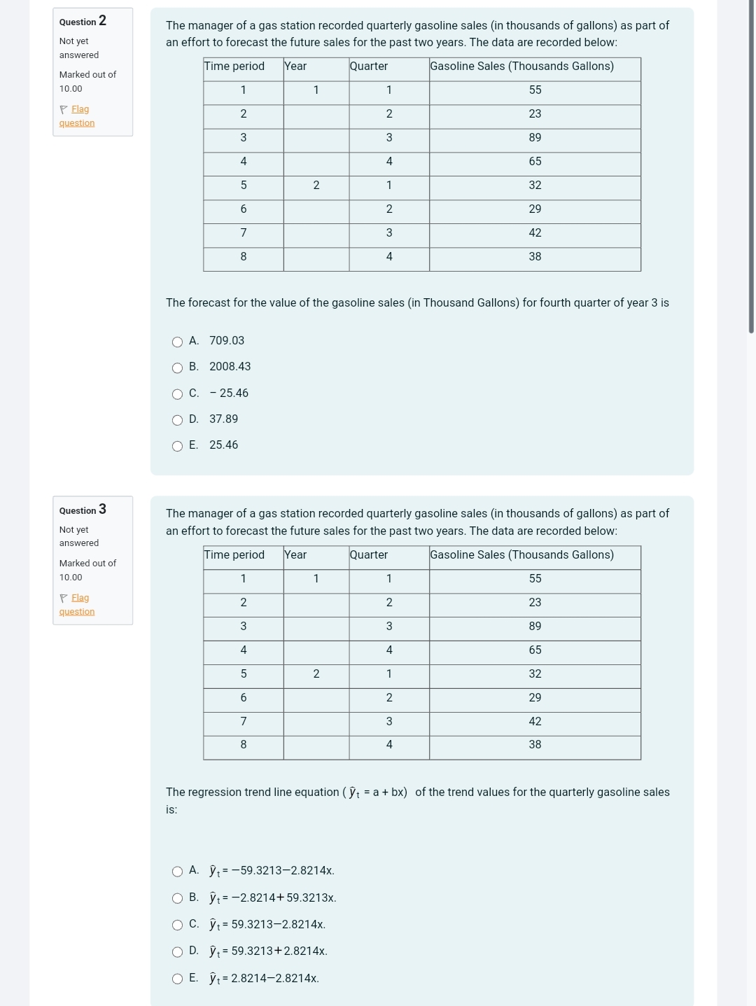Solved Question 2Not yet answeredMarked out of 10.00Flag | Chegg.com