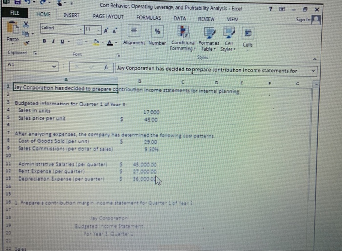 Solved Calibri Paste BIV- A Cells Clipboard Alignment Number | Chegg.com