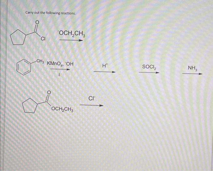 [Solved]: Carry out the following reactions. ( stackrel{