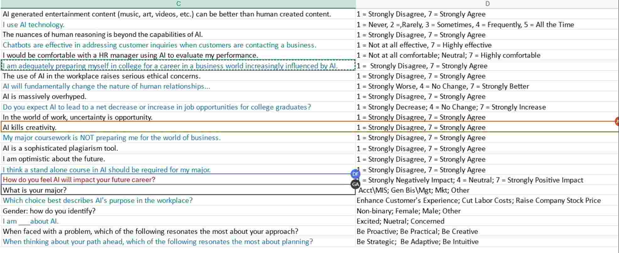 Solved Hello. I am confused about statistics; which of these | Chegg.com