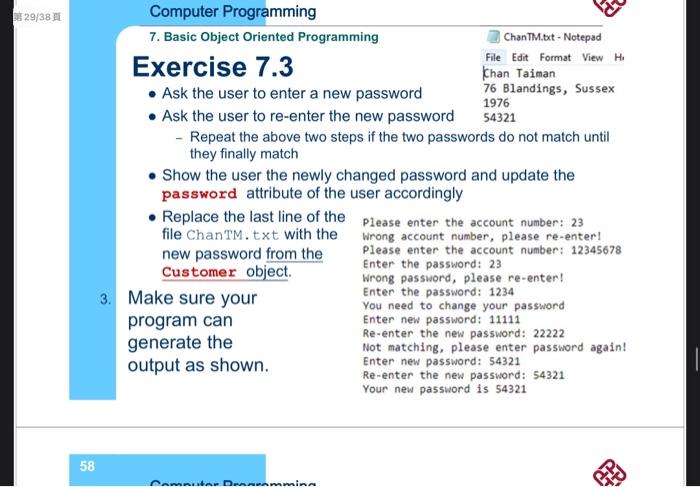Solved 7] 'ChanTM.tct - Notepad 1. Write a program that | Chegg.com