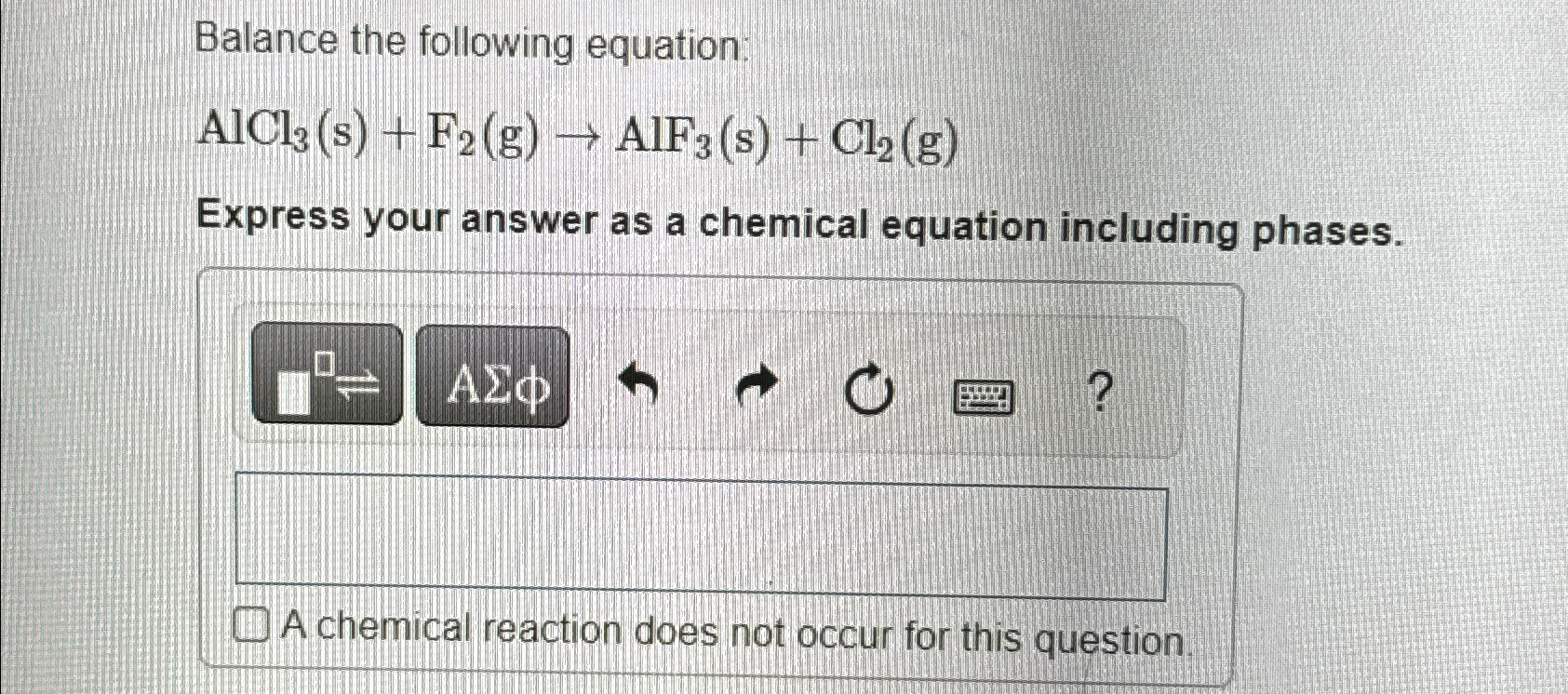 Solved Balance the following | Chegg.com